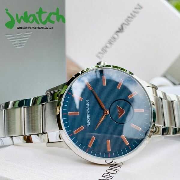 ĐỒNG HỒ NAM EMPORIO ARMANI QUARTZ AR11137 DÂY KIM LOẠI