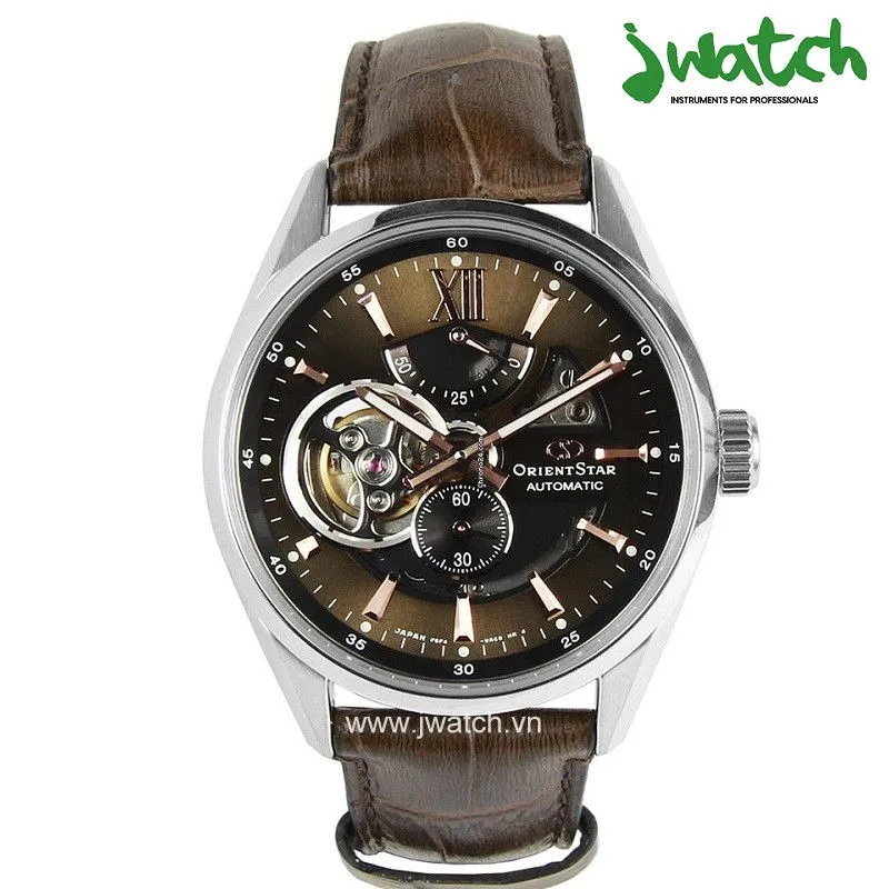 ĐỒNG HỒ ORIENT STAR SEMI SKELETON RE-AV0006Y00B DÂY DA