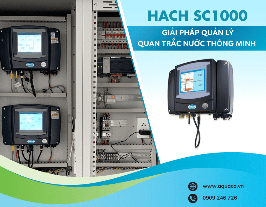HACH SC1000 - GIẢI PHÁP QUẢN LÝ QUAN TRẮC NƯỚC THÔNG MINH