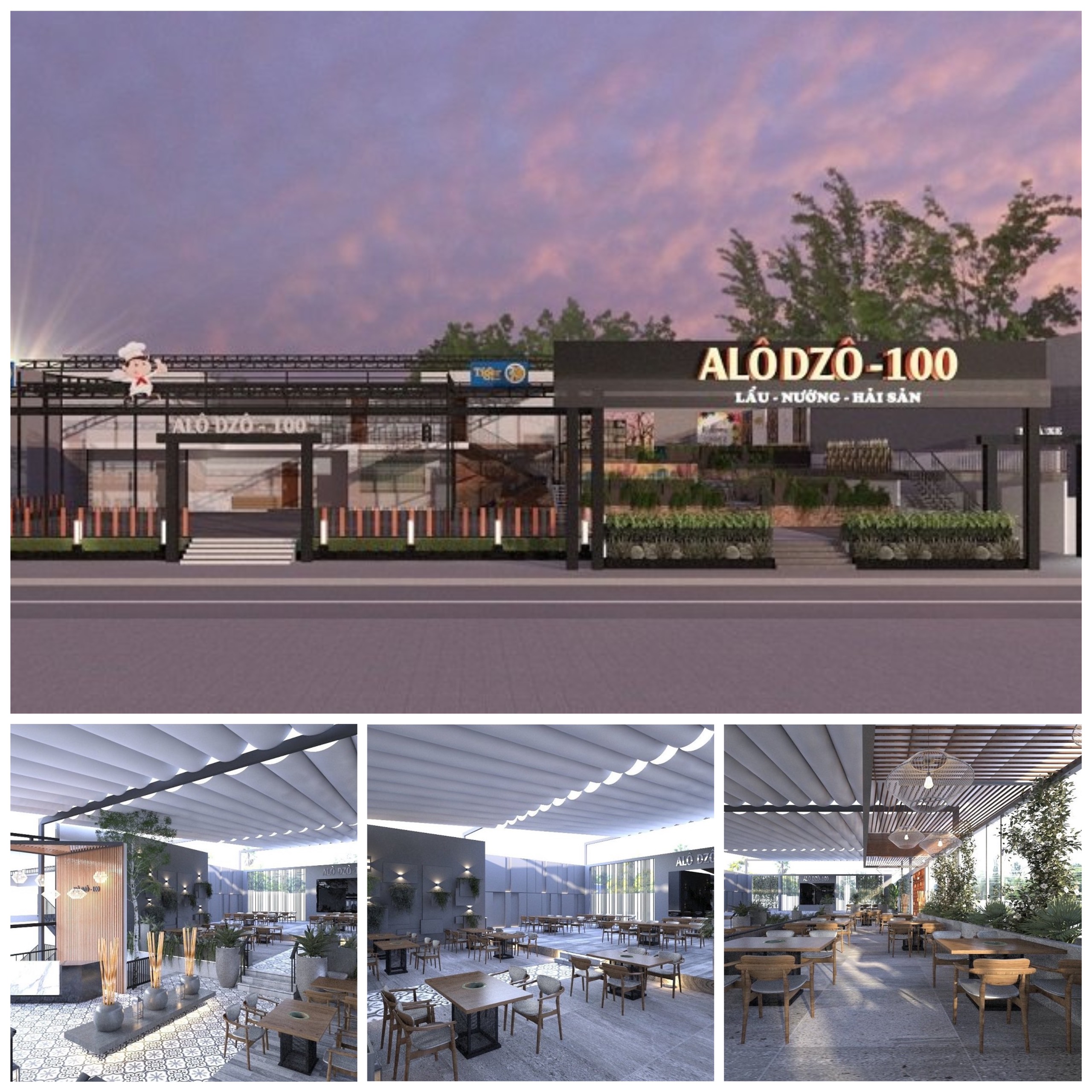 QUÁN ALÔ DZÔ 100 - HỒ BÚN XÁNG