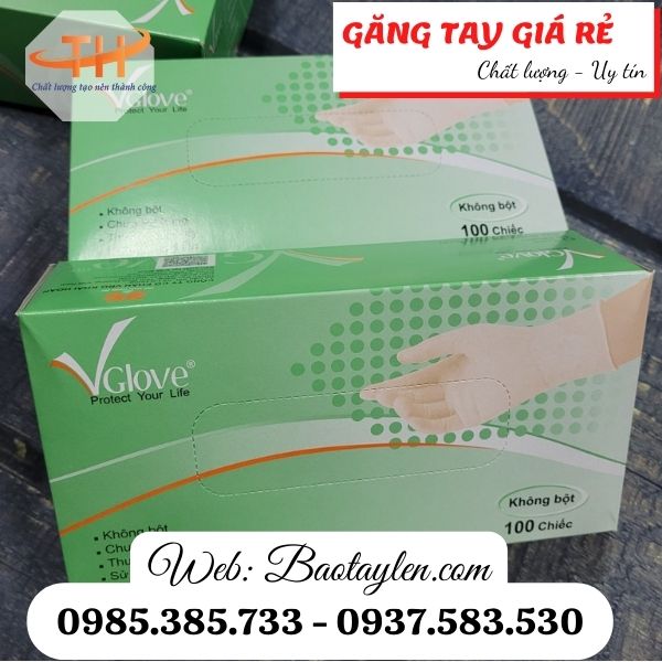 Nhà cung cấp găng tay y tế Vgloves không bột giá rẻ uy tín