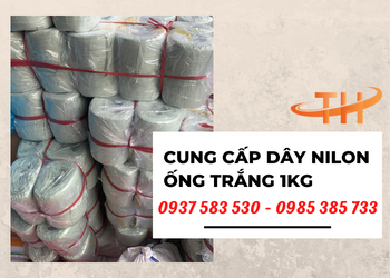 Cung cấp dây nilon ống trắng 1kg