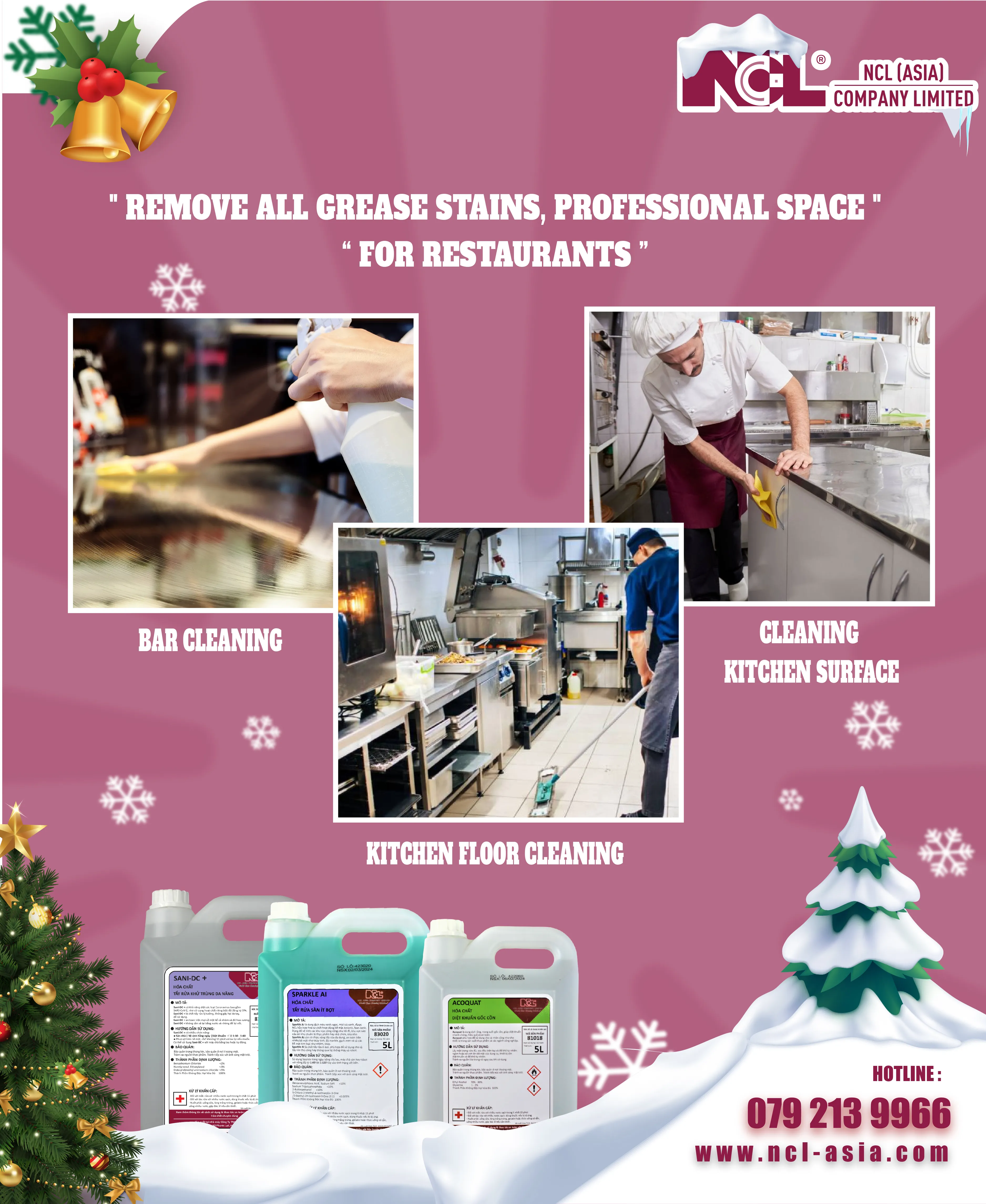 Celebrate Christmas with NCL Asia - The Perfect Cleaning Solution for ...