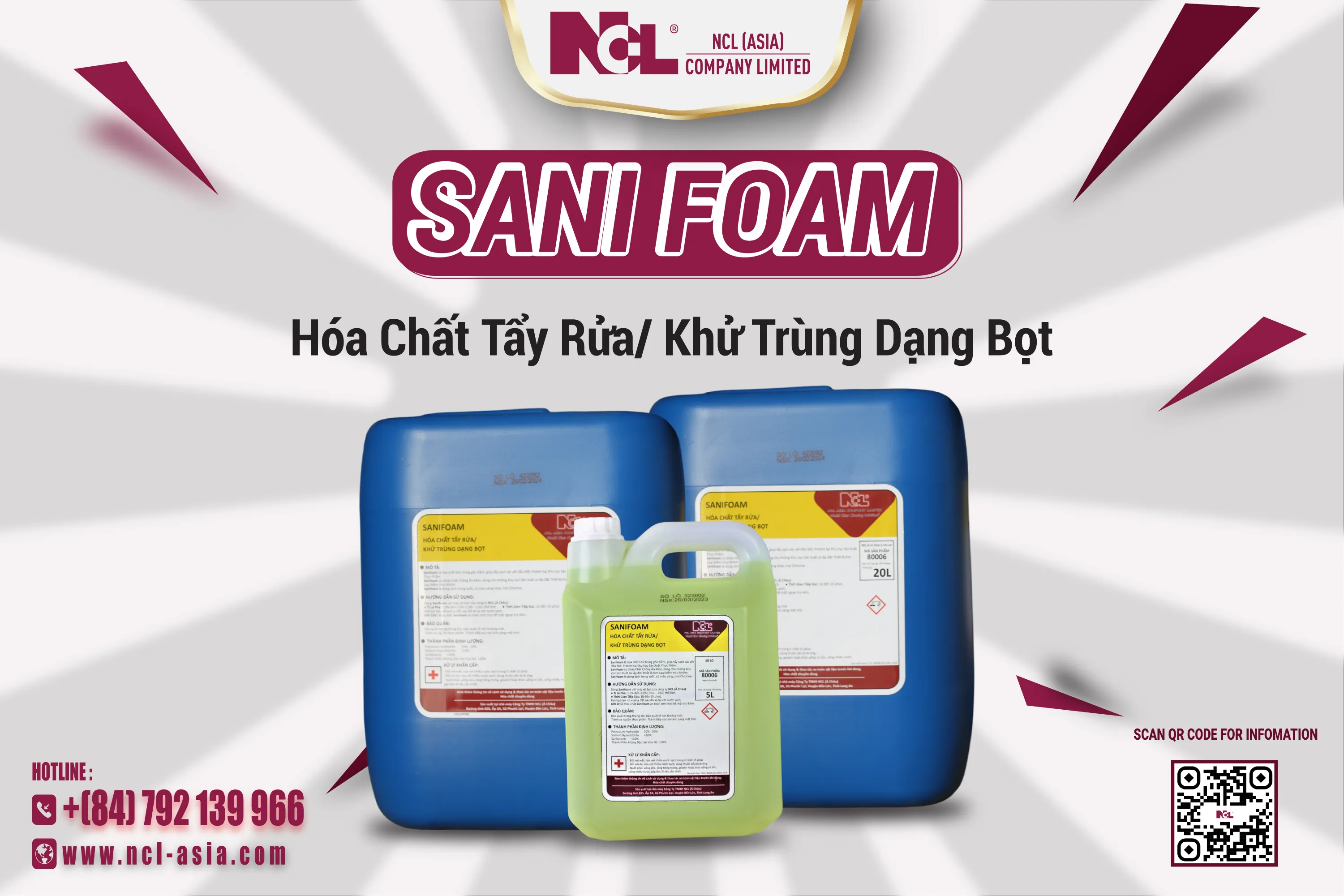 SANIFOAM – GIẢI PHÁP LÀM SẠCH & KHỬ TRÙNG HIỆU QUẢ CHO NHÀ MÁY THỰC ...