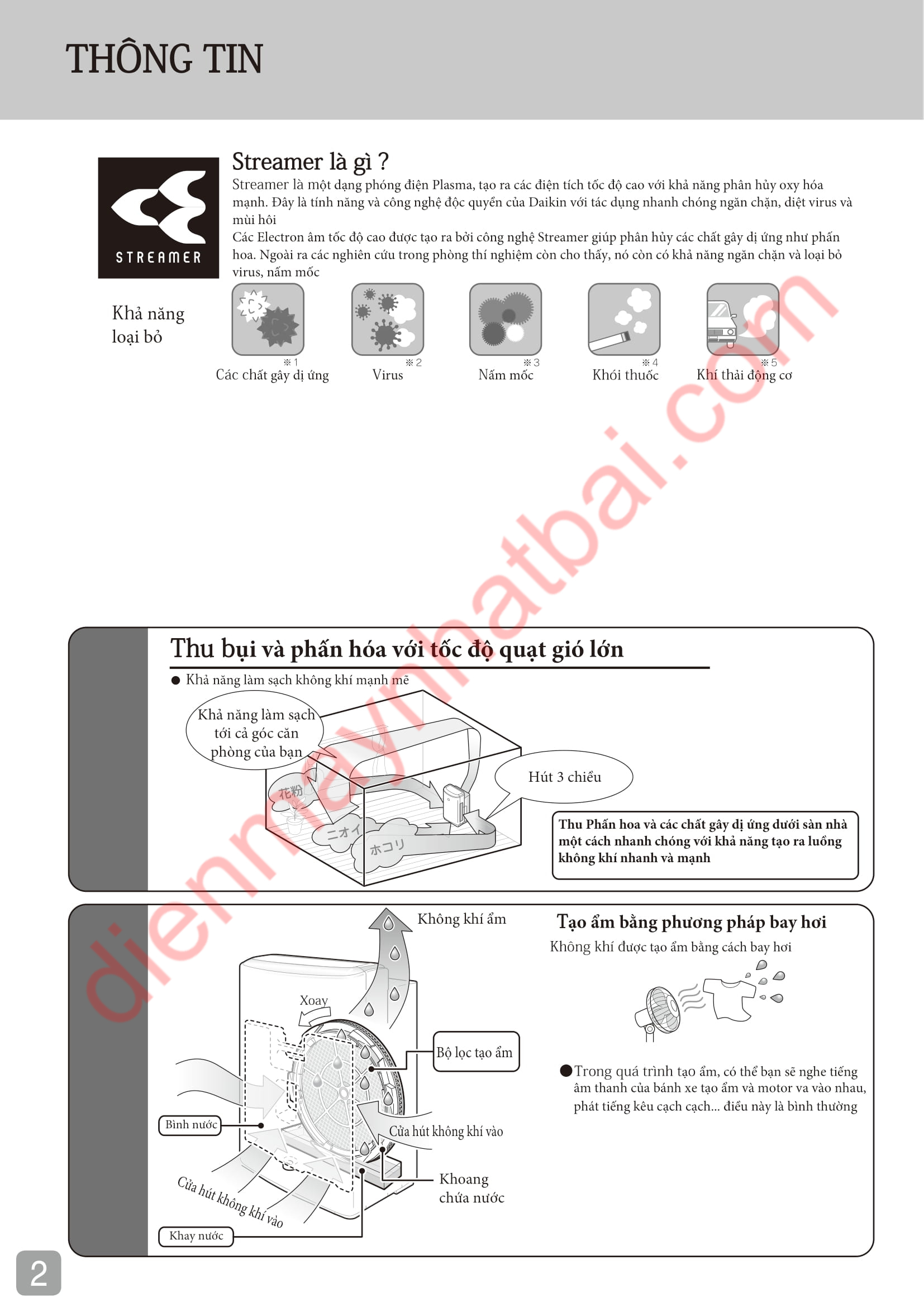 Hướng Dẫn Sử Dụng Máy Daikin ACK75L, MCK75L