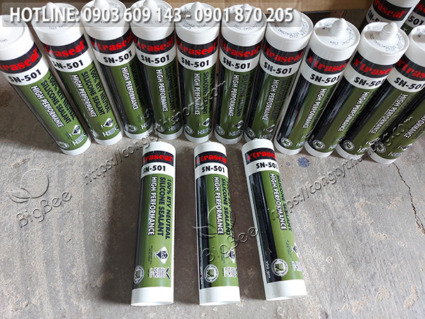Keo silicon chống thấm dán bít kín đa năng trong nhà SN-501