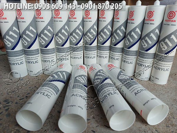 Các loại keo silicon dán tường được
