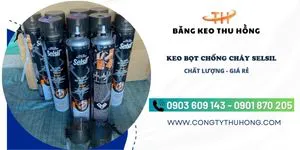 Keo bọt chống cháy Selsil B1 Fire Resistant Foam 750ml giá tốt chính hãng.