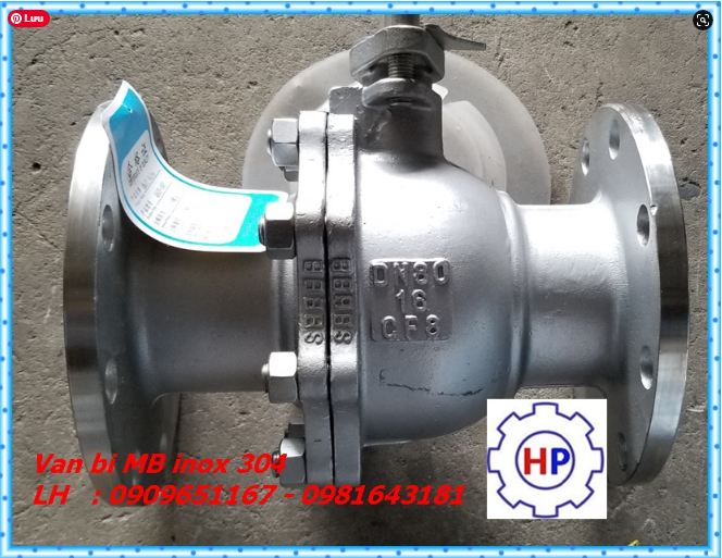 Van bi mặt bích inox 304 DN150 (phi 168)