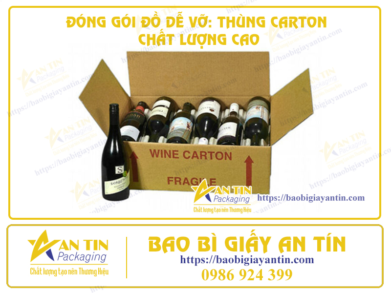 SỰ LỰA CHỌN TUYỆT VỜI TRONG ĐÓNG GÓI ĐỒ DỄ VỠ: THÙNG CARTON CHẤT LƯỢNG CAO