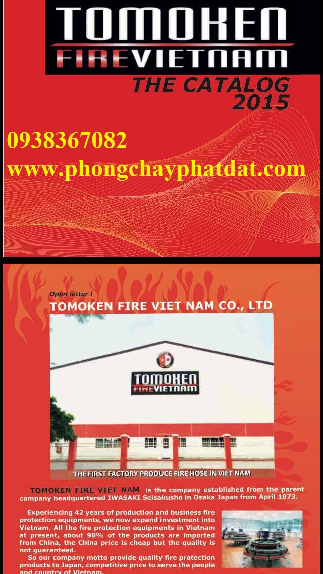 NHÀ PHÂN PHỐI GIÁ ĐẠI LÝ CHỮA CHÁY NHẬT BẢN,VAN TOMOKEN,VÒI