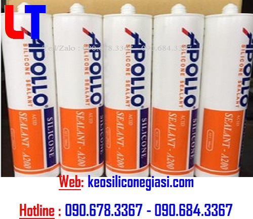 BẢNG GIÁ BÁN SỈ KEO SILICONE APOLLO A200, A250 TẠI CÔNG TY LÊ THANH 2019