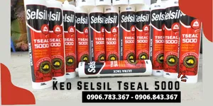 CHỐNG THẤM GIỮA KHUNG NHÔM VÀ TƯỜNG BẰNG KEO SELSIL TSEAL 5000