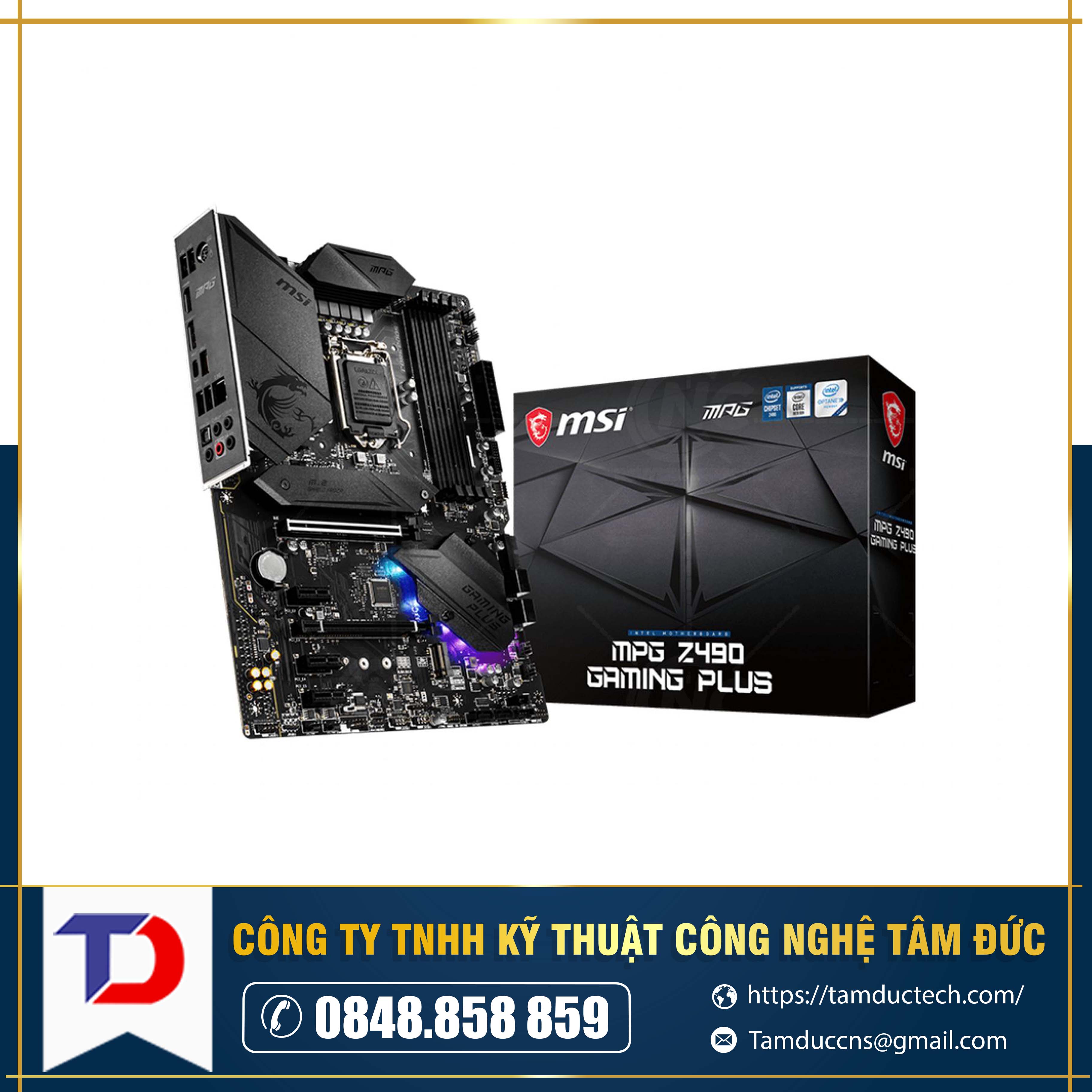 Mainboard MSI Z490 GAMING PLUS - Tâm Đức