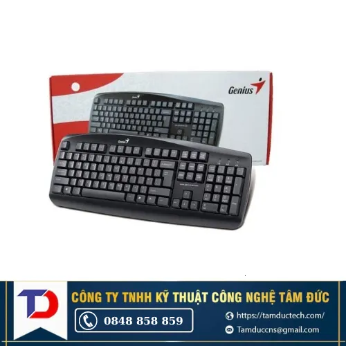 Bàn phím Genius KB110 USB Black - Tâm Đức