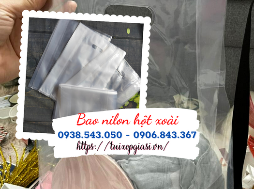 Nhà cung cấp sỉ bao nilon hột xoài trong suốt TPHCM