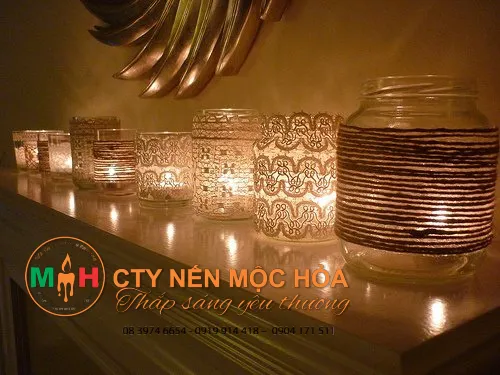 4 gợi ý cho chân đèn cầy handmade của bạn