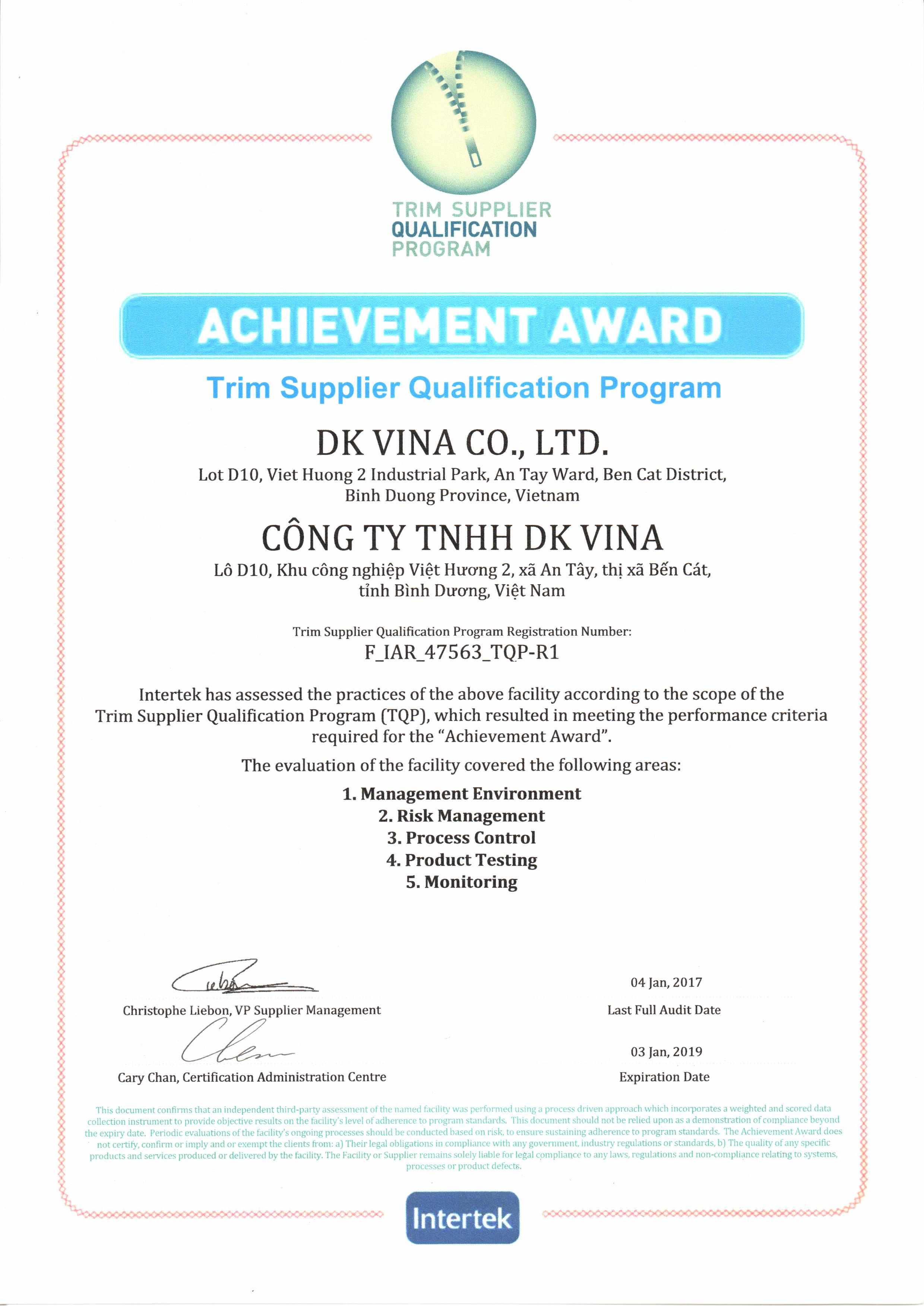 TQP Checklist là gì?