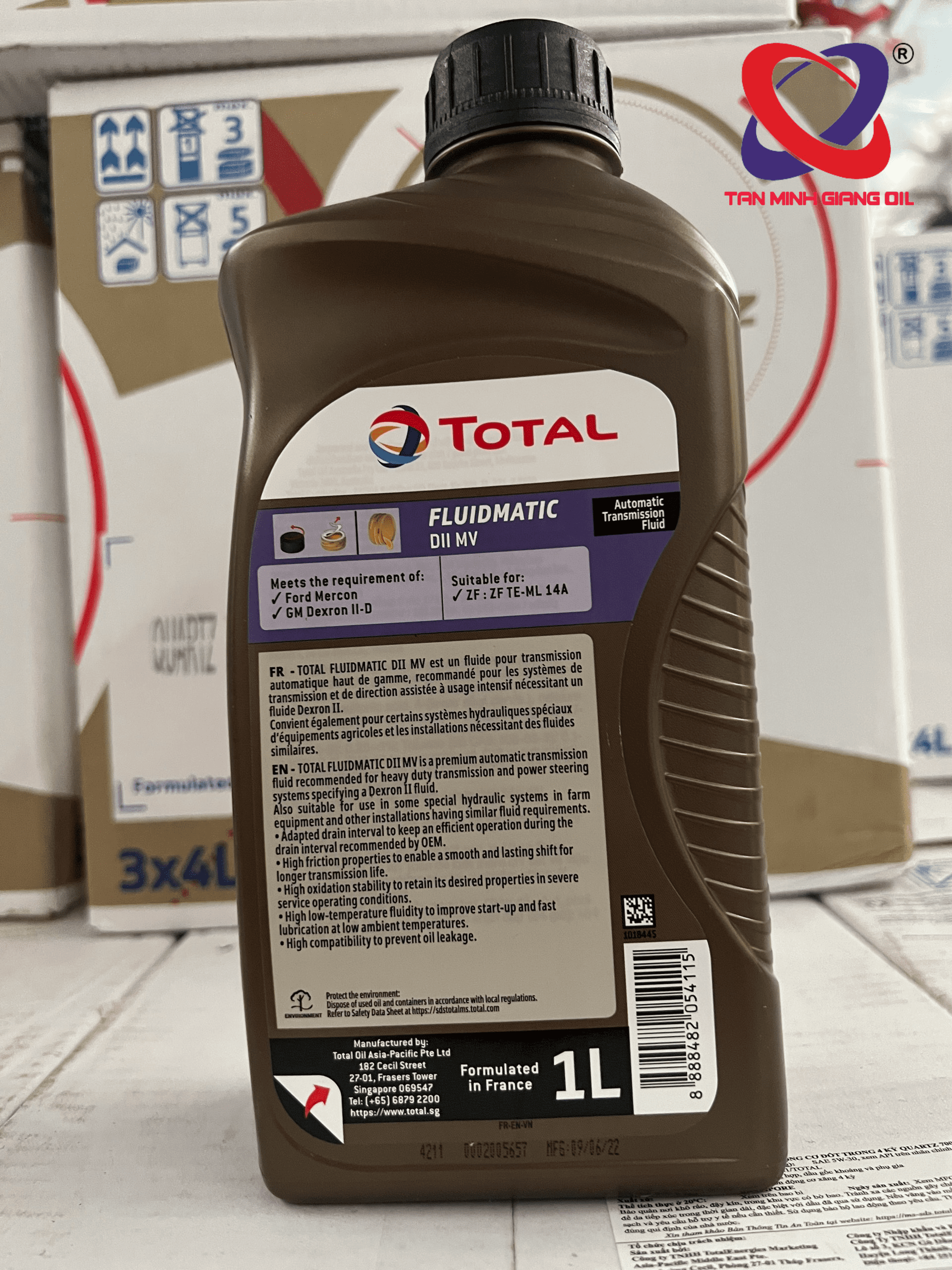 Dầu hộp số tự động TOTAL FLUIDMATIC DIII MV