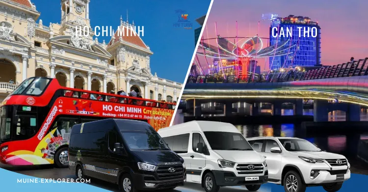 HO CHI MINH TO CAN THO BY PRIVATE CAR 4-7-9-16-29-45S BEST PRICE