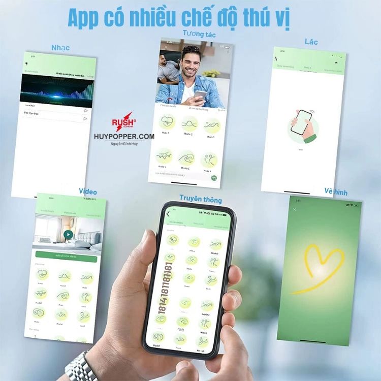 Máy Rung Thụt Hậu Môn Điều Chỉnh App