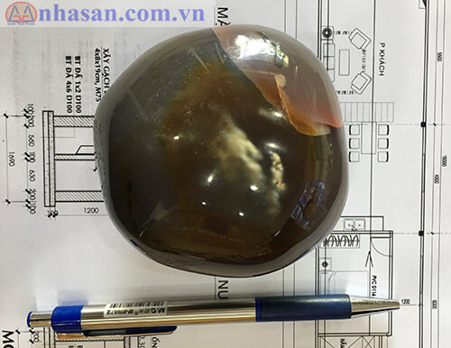 Cục chặn giấy đá mã não-MN02