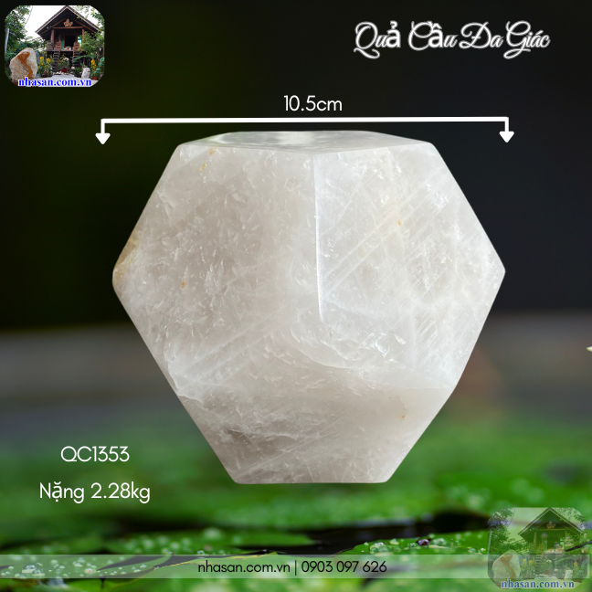 Quả Cầu Đa Giác Thạch Anh: Tăng Cường Năng Lượng Tích Cực