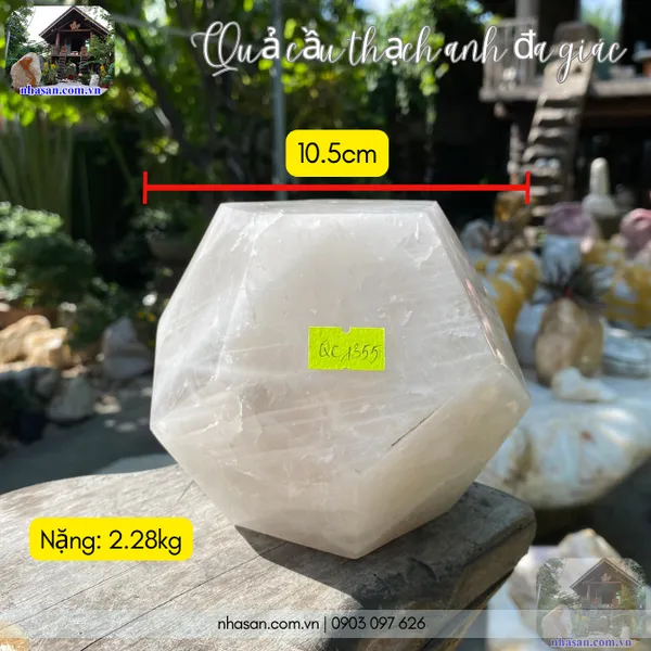 [Hé lộ] Cách sử dụng bi giác 12 mặt đá thạch anh trắng đúng & hiệu quả