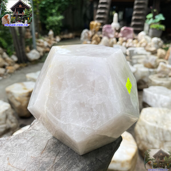 Cầu bi đa giác đá thạch anh 12 mặt - Khơi nguồn năng lượng, thu hút ...