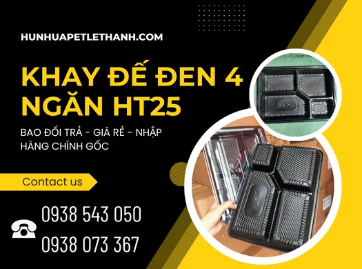 Bán rẻ HỘP NHỰA ĐẾ ĐEN HT25 giá sỉ