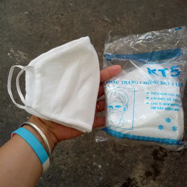 Khẩu Trang KT5 Có Nẹp Trong - An Toàn Việt