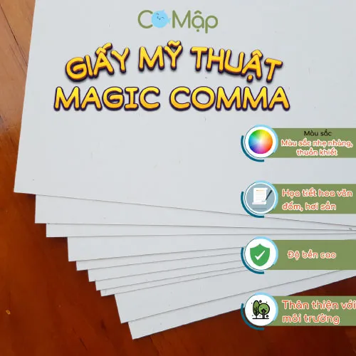 In giấy Magic Comma - Tạo nên những sản phẩm trang trí độc đáo