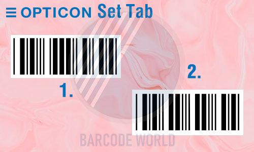 Cài đặt máy quét mã Opticon xóa thiết lập, set enter, tab