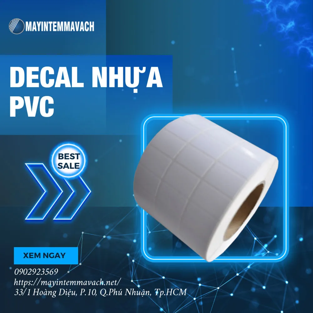 Decal PVC, Decal nhựa Xé không rách, Không thấm nước