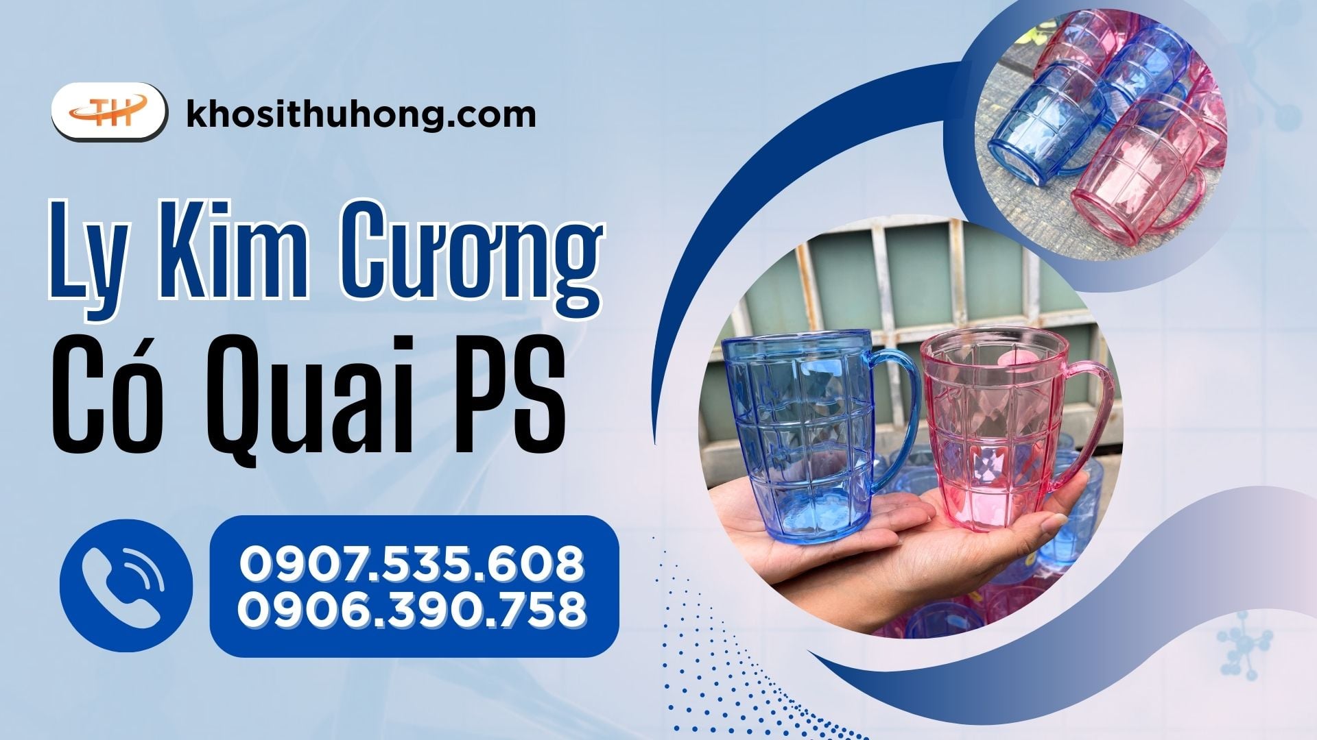 Thu Hồng - Nơi chuyên sỉ ly kim cương PS chất lượng