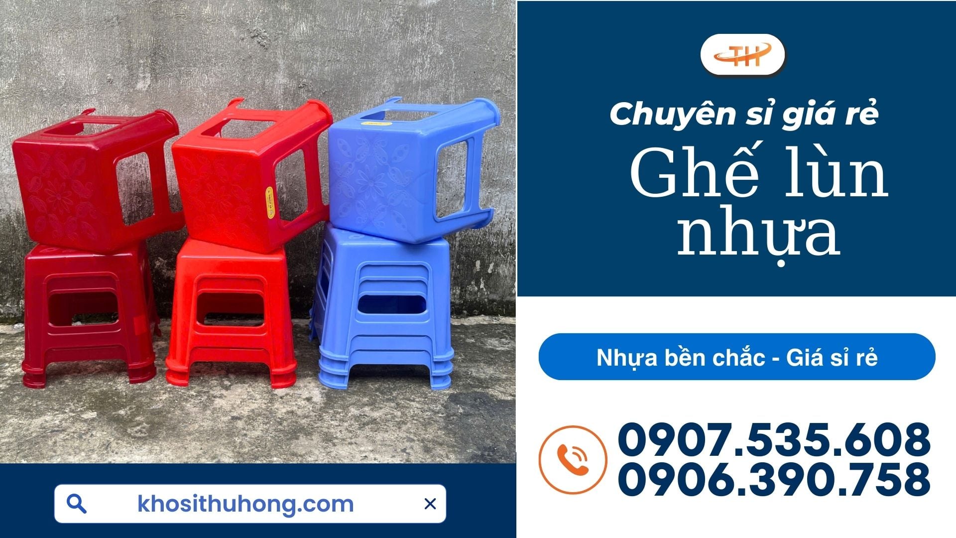 Nguồn sỉ ghế lùn nhựa chất lượng - Giá tốt - Giao hàng nhanh