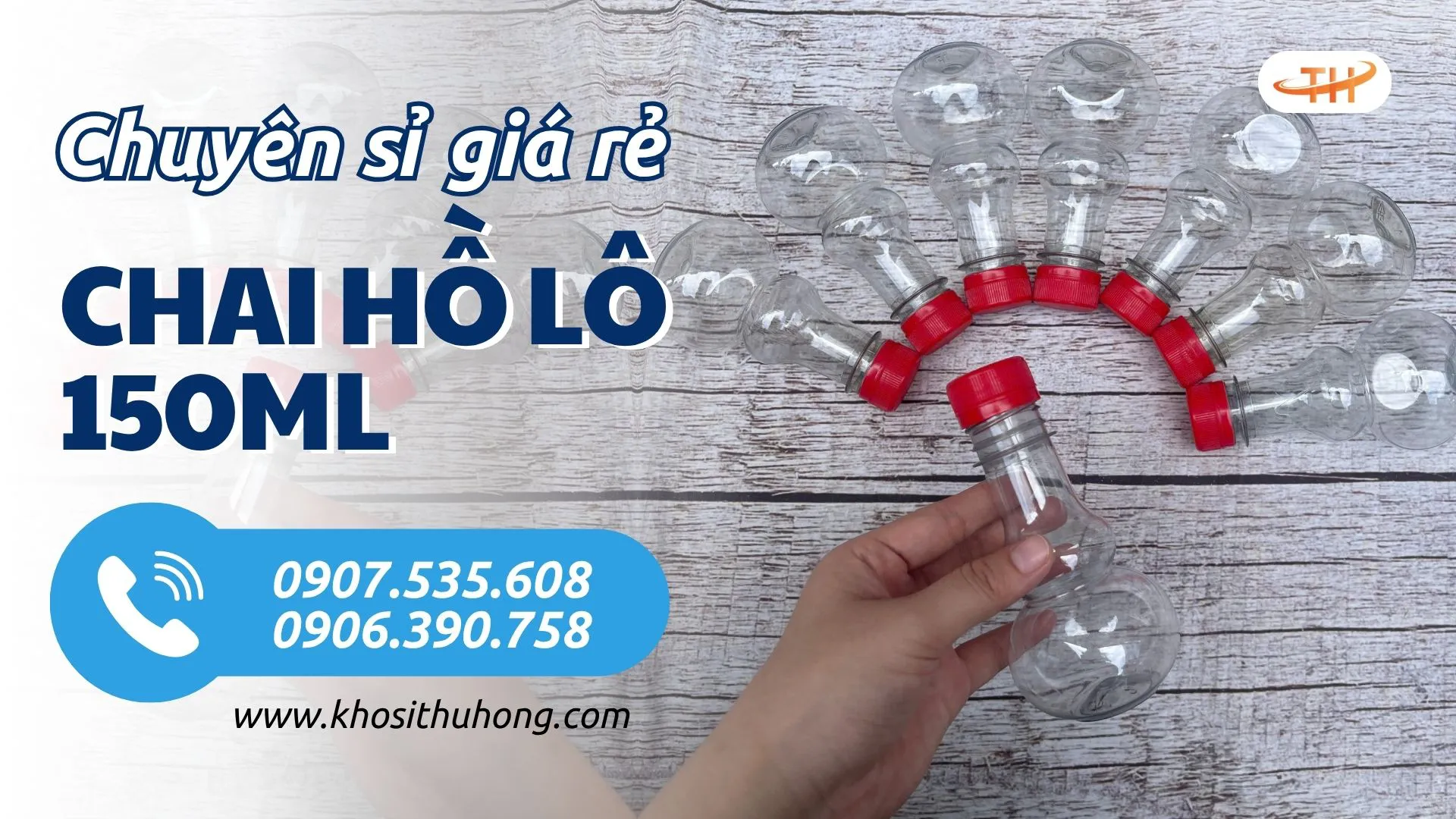 Chai hồ lô 150ml giá sỉ rẻ tận xưởng tại Bình Chánh