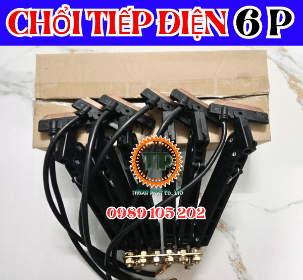 Chổi tiếp điện cầu trục 6P-60A là gì? - ️Thuận Phát