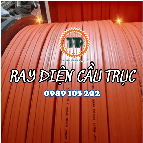 Ray điện cầu trục 3P rãnh đồng siêu dày - ️Ray điện Thuận Phát