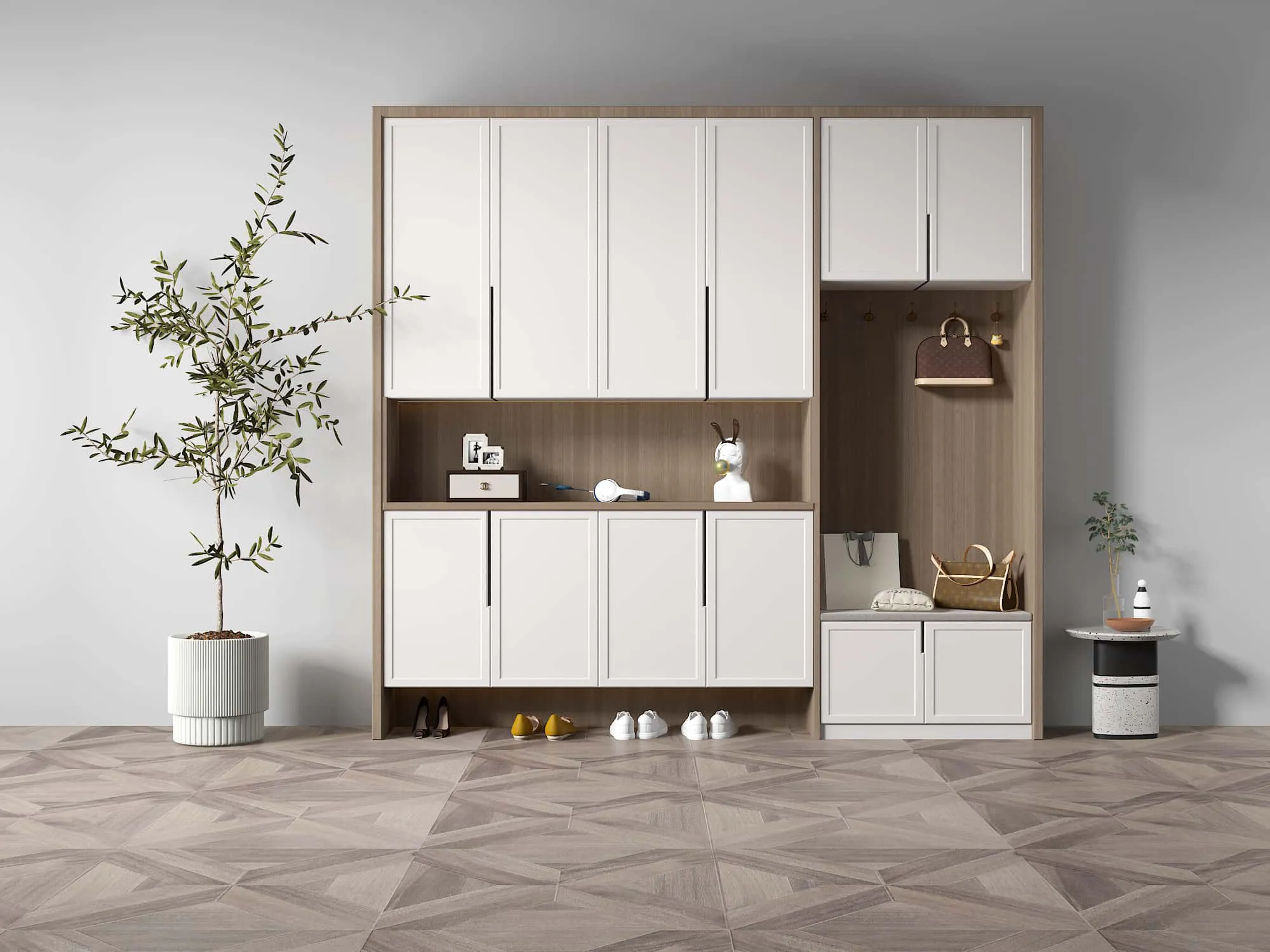 Tủ Gỗ Để Giày Dép Thiết Nhiều Ngăn Lưu Trữ Tiện Dụng Giá Tốt