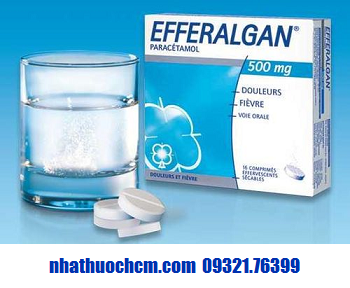 Thuốc giảm đau hạ sốt EFFERALGAN viên đạn