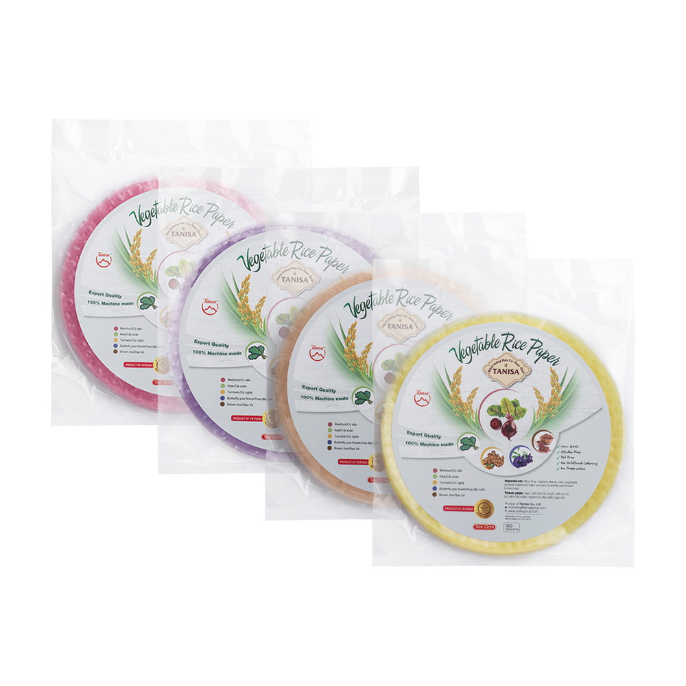 Vegetable-Colored Rice Paper Natural Color for Creative Food