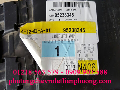 Chắn bùn lồng vè xe cruze chính hãng