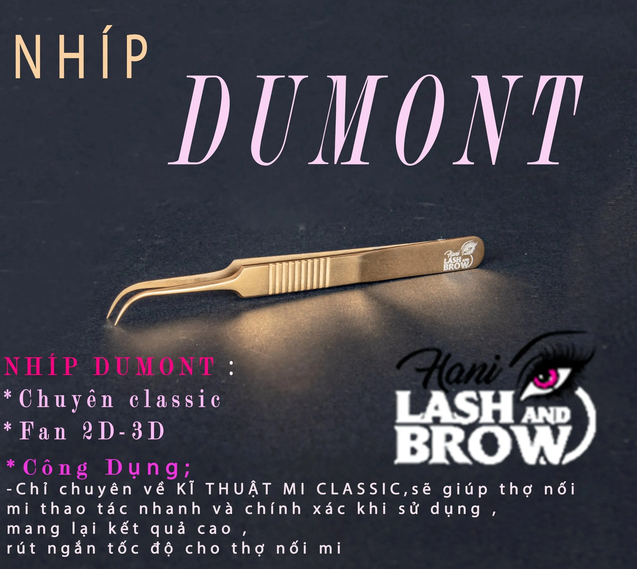 NHÍP NỐI MI CLASSIC DUMONT