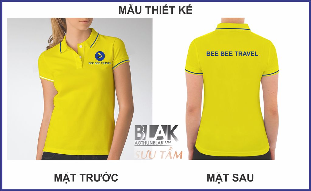 File thiết kế vector - Logo in áo đồng phục công ty du lịch Bee Bee Travel
