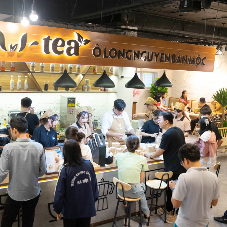 File thiết kế vector - Áo thun đồng phục U Tea, Hà Nội