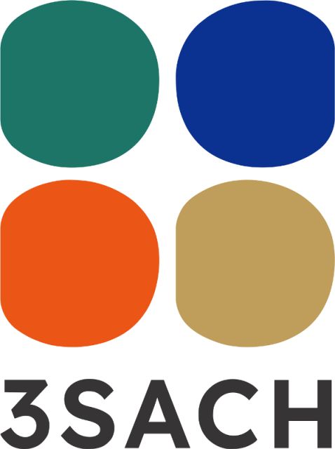 File thiết kế vector - Logo 3Sach Mart mới nhất