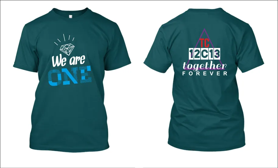 File thiết kế vector - Logo in áo lớp we are one