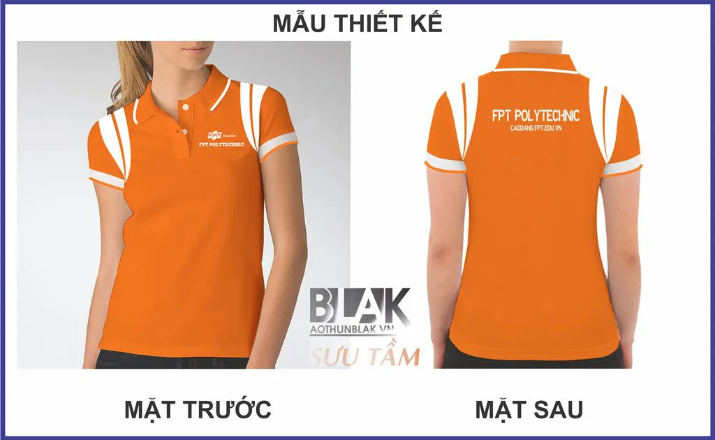 File thiết kế vector - Áo thun đồng phục Trường Cao đẳng FPT Polytechnic