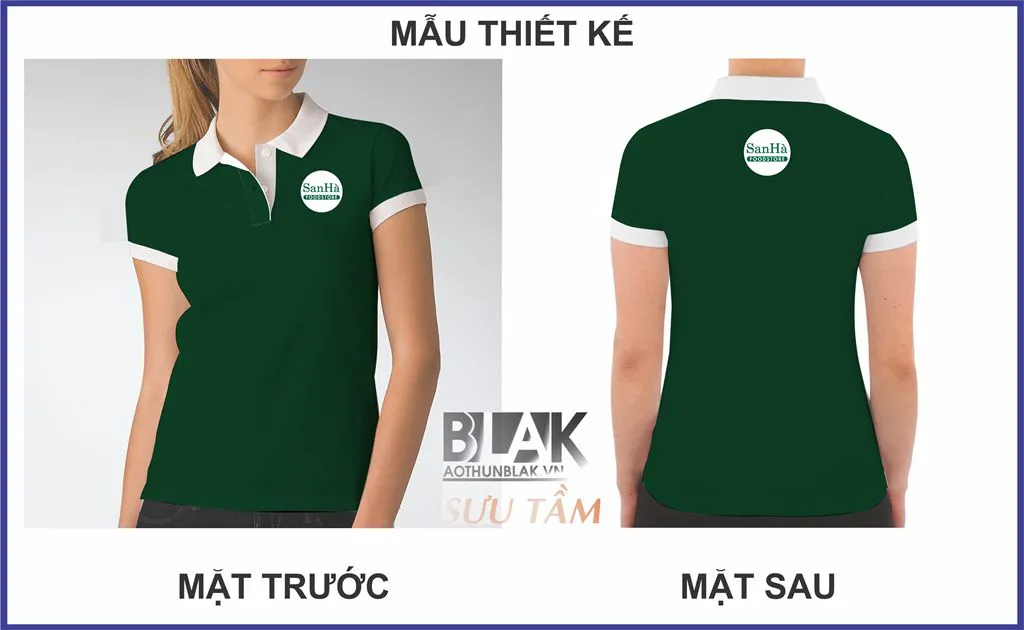 File thiết kế vector - Logo in áo đồng phục SanHà FoodStore